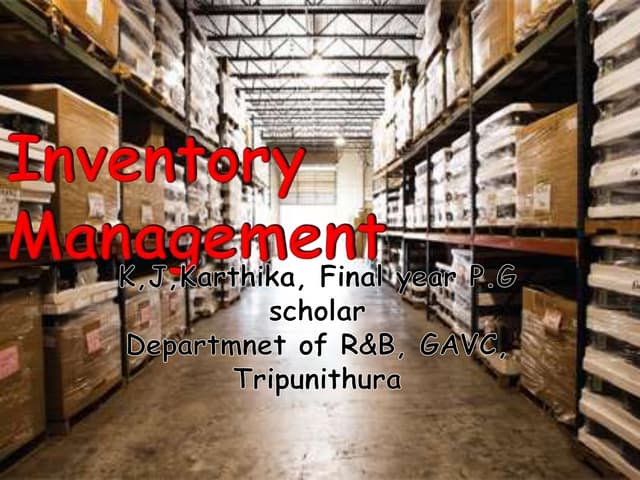 Slow Or Non Moving Inventory, Dispose Off Or | PPTX