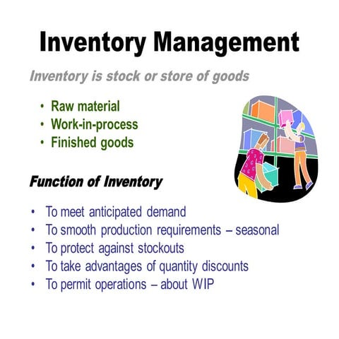 Inventory Management for Supply chain management | PDF