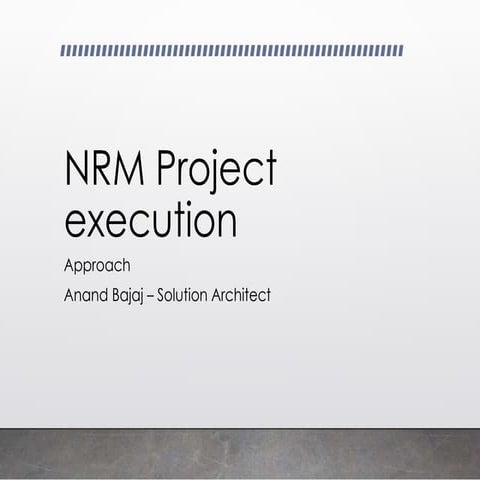 Inventory management project execution approach | PPTX