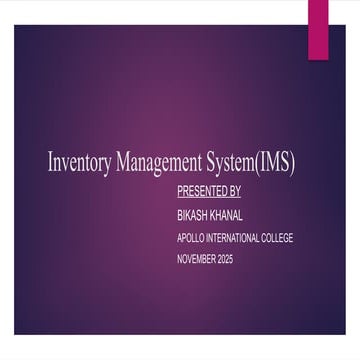 Inventory Management System(....IMS).pptx