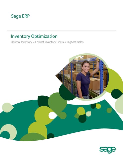 Inventory optimization | PPTX | Cloud Computing | Internet