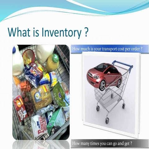 Inventory Policy Decisions Deepa | PPTX