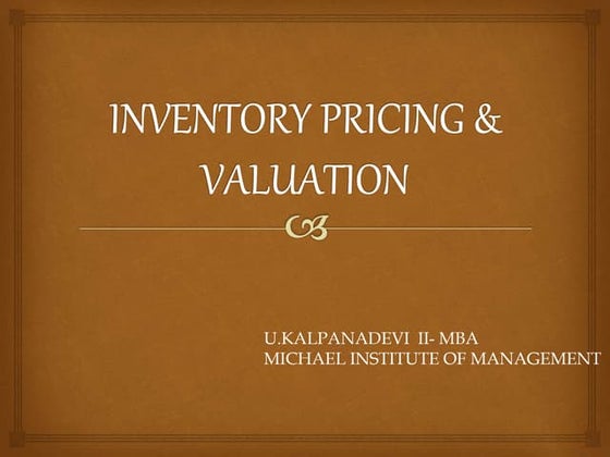 First in First out method (FIFO) | PPTX | Stocks and Bonds | Personal Investing