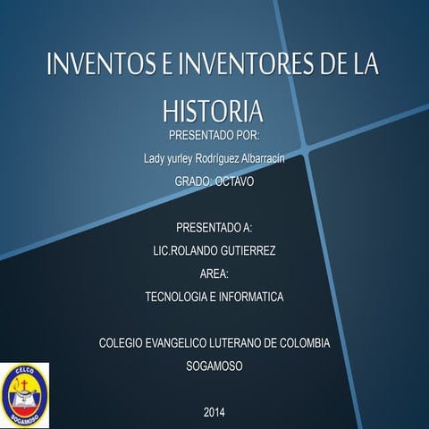 inventos y inventores de la historia | PPTX