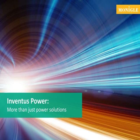 Meet Inventus Power | PPT