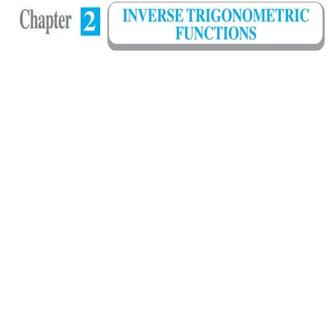 Inverse trigonometric functions from class 12 maths | PPTX