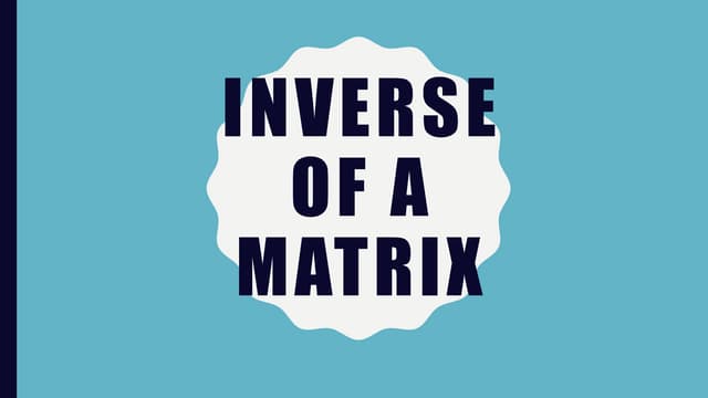Algebraic Properties of Matrix Operations | PPTX | Physics | Science