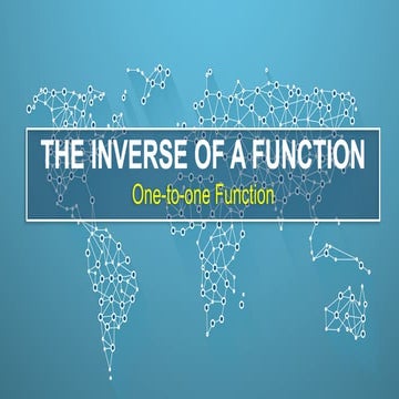 solving Inverse Function the do undo of function | PPTX