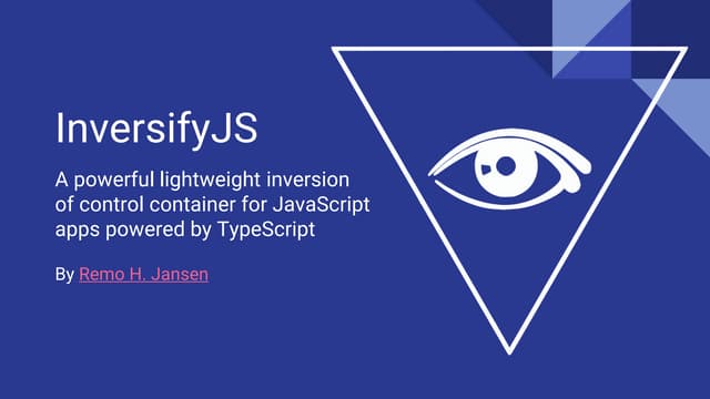 Dependency Inversion In Large Scale Typescript Applications With Inversifyjs Ppt