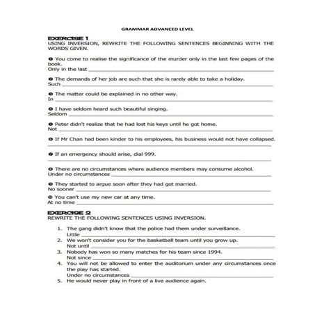 INVERSION GRAMMAR ADVANCED LEVEL CAE.pdf