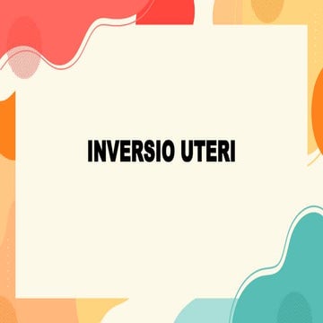 Inversio uteri | PDF