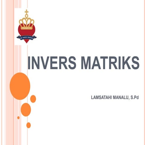 Invers matriks | PPT