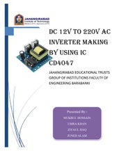 Hybrid inverter project report | PDF