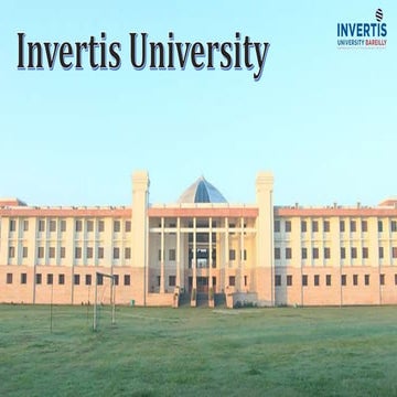 Invertis University NAAC ACCREDITED leading University | PPTX
