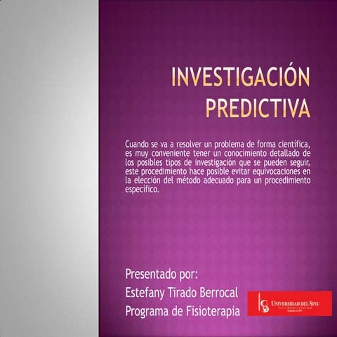 Investigación predictiva