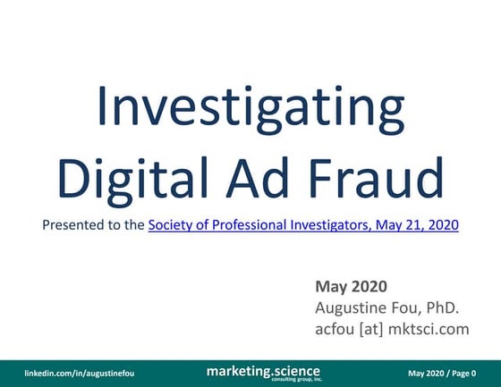 Digital ad fraud is an iceberg | PPT