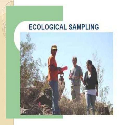 Ecological sampling | PPT