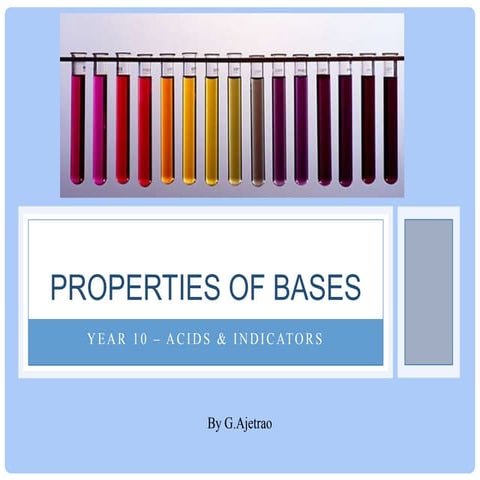 Properties Of Bases