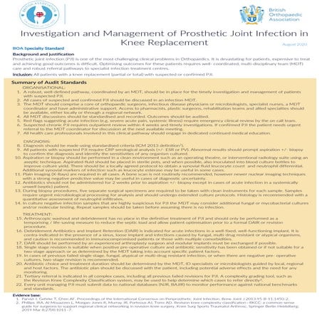 Periprosthetic Joint Infection | PPTX