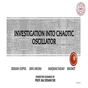 INVESTIGATION INTO CHAOTIC OSCILLATOR_Public Copy.pdf