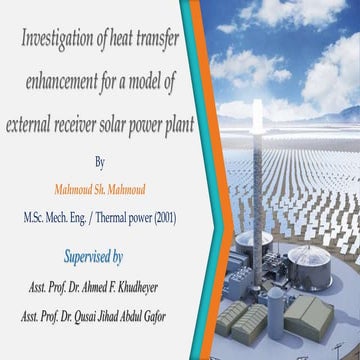 Central receiver power system | PPTX