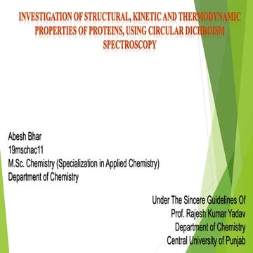 Circular Dichroism ppt, | PPTX