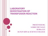 Blood transfusion reaction | PPT