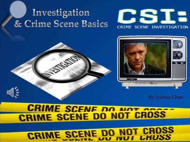 IMPORTANCE OF CRIME SCENE: COLLECTION & PRESERVATION OF EVIDENCE | PDF