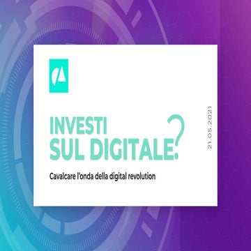 Investi nel digitale | PPT