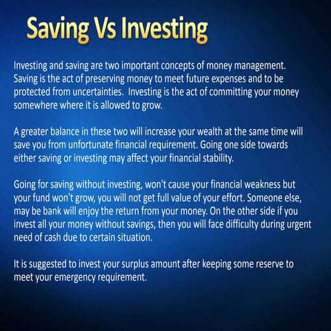 Investing | PPT