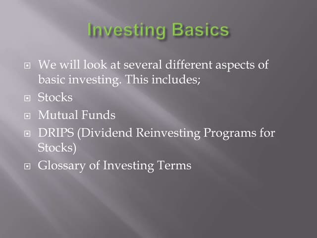 Lesson 10 stocks and bonds | PPTX