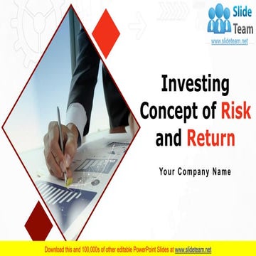 Investing Concept Of Risk And Return PowerPoint Presentation Slides | PPT