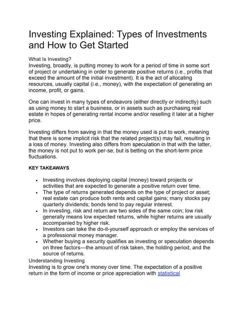 Introduction to investment management. pdf | PDF