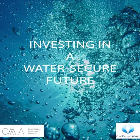 Investing in a water secure future single page | PDF | Water Services ...
