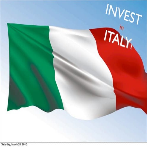 Invest In Italy! | PPT