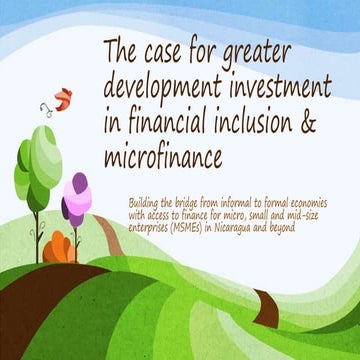 The Investment Case For Financial Inclusion | PPT