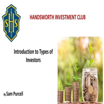 Investment Club Types of Investors | PPT