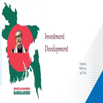 Investment Development perspective in the contrast of BD | PPT
