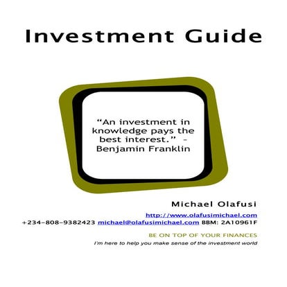 Investment Guide for Nigerians | PDF