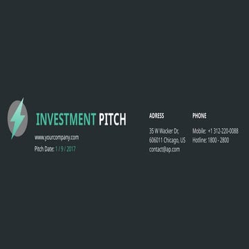 investmentPitch_Green.pptx testing new pitch | PPT