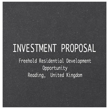 Investment Proposal | PDF
