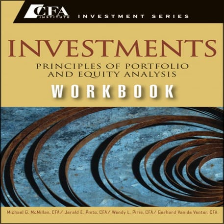 Investments Workbook | PDF