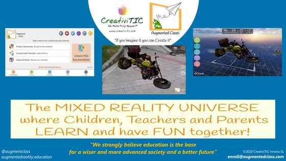Augmented Reality for Education! - Augmented Class! - EdTech School - K6 & K12 | PPT