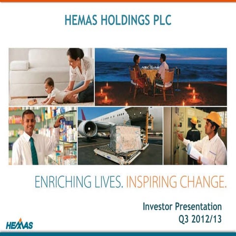 Hemas Investor Presentation 2012/13 | PDF