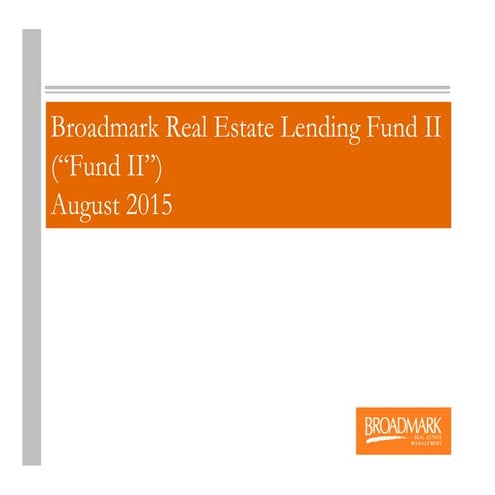 Pyatt Boardmark Investor Presentation Fund II | PDF