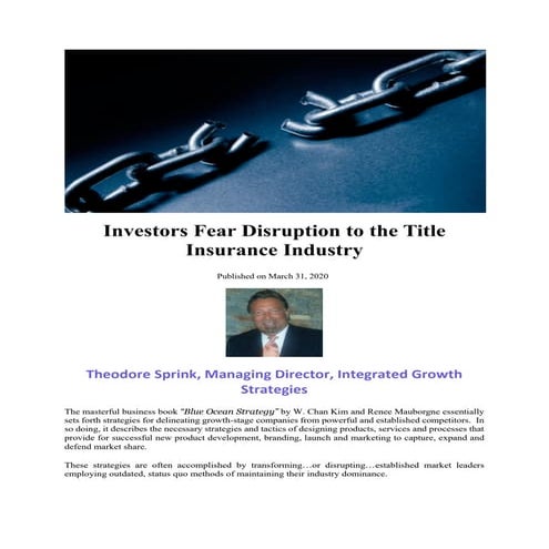 TITLE INDUSTRY FACING DISRUPTION | PDF