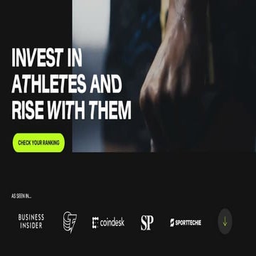 NEW Project: investment in athletes | PPT