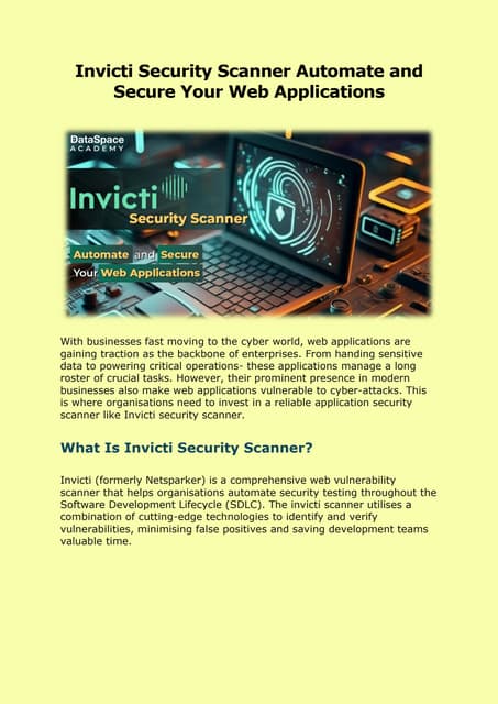 Invicti Security Scanner Automate And Secure Your Web Applicationspdf 0930