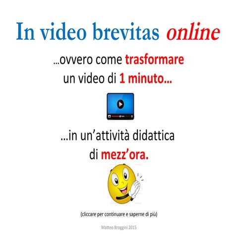 In video brevitas | PPT