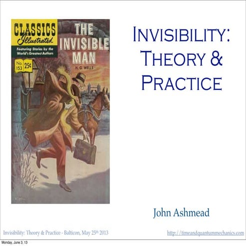 Invisibility: Theory & Practice | PPT